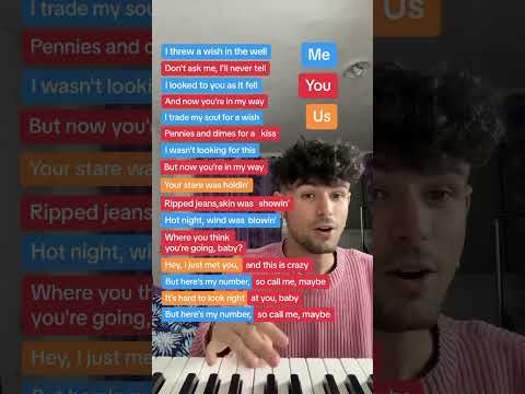 Let’s sing Call me maybe by Carly Rae Jepsen❤️