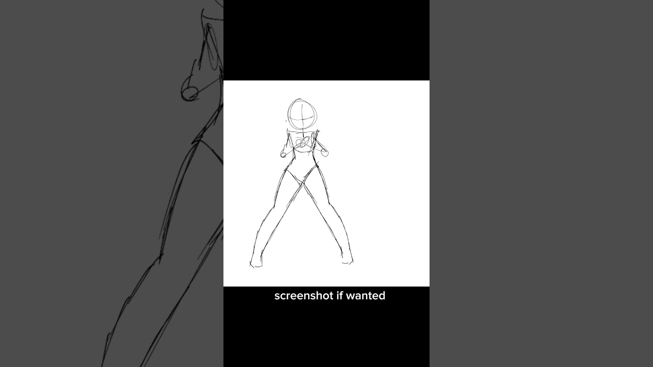 FREE body bases FEMALE #art #base #artist #drawing #tracing #animeart #poses #ibispaintx #fyp #viral