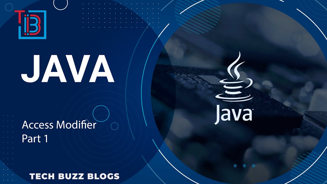 Java - Access Modifier Part 1 | TECH BUZZ BLOGS