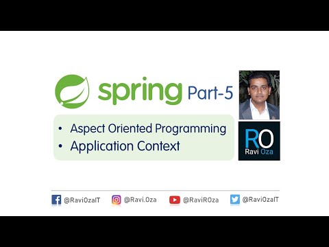 Watch “Spring Part-5 | Aspect Oriented Programming (AOP) and Application Context (Gujarati)” on ...