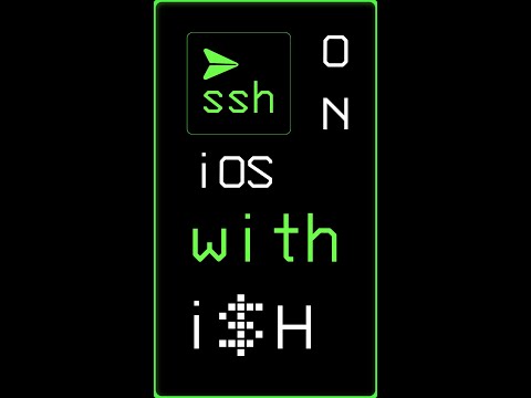Use SSH from iSH iOS app