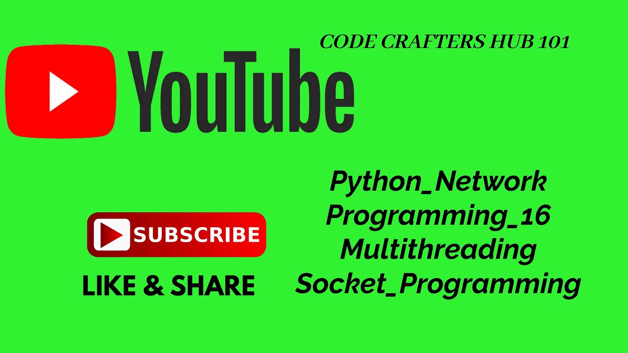 Python Network Programming 16   Multithreading   Socket Programming