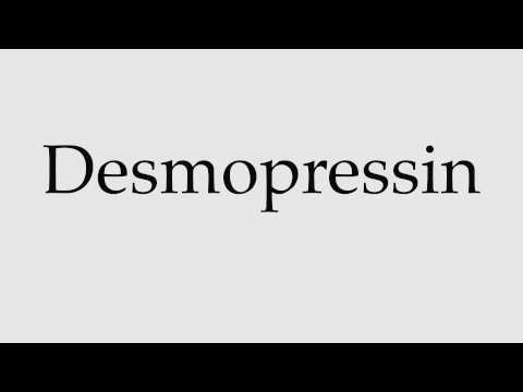How to Pronounce Desmopressin