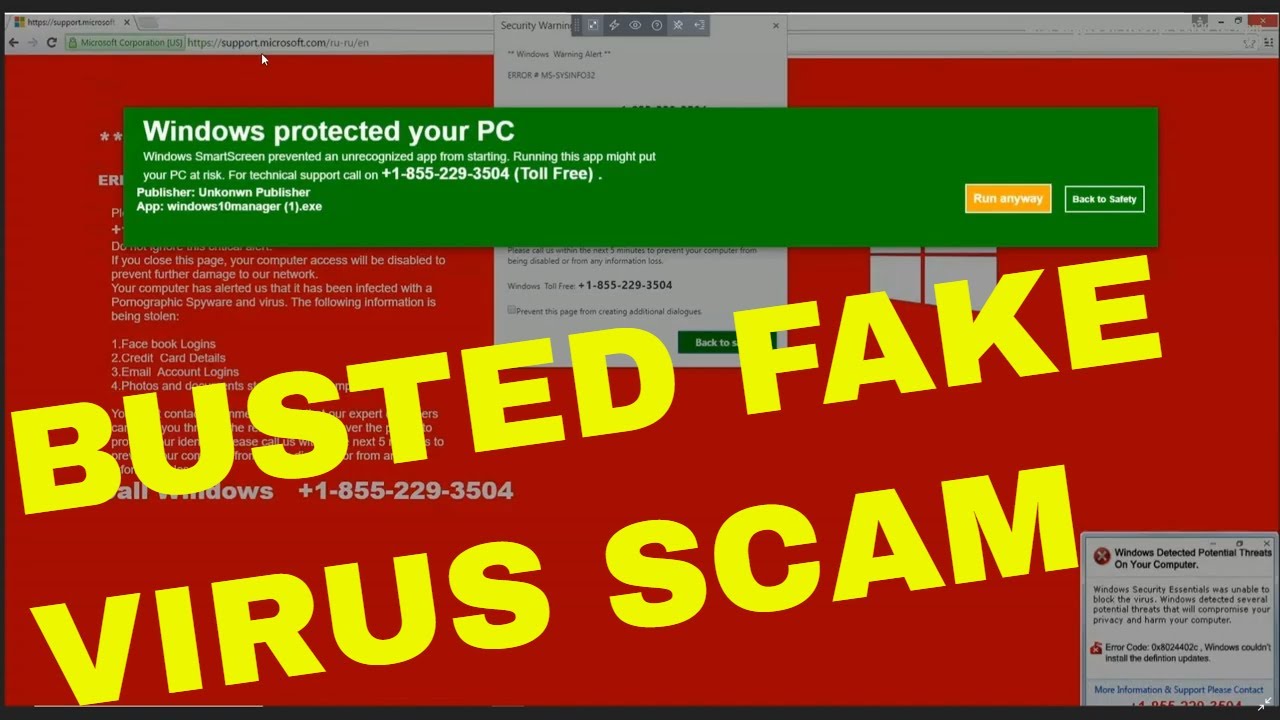 Fake Virus Removal Tutorial - Tech Rant