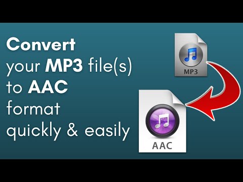 How to convert your MP3 file(s) to AAC format. Easily, quickly & for free. (PC & Mac users)