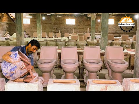 Process Of Making Toilet Seat In Factory | How Toilet Seats Are Made