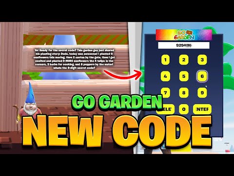 *NEW* Secret Code for Fortnite Go Garden 🥕 by SypherPK | 4032-4883-0195