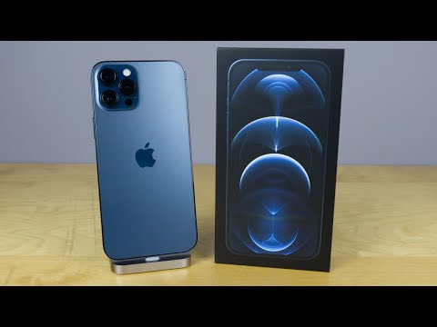 Unboxing iPhone 12 Pro Max Pacific Blue 512gb Unlocked