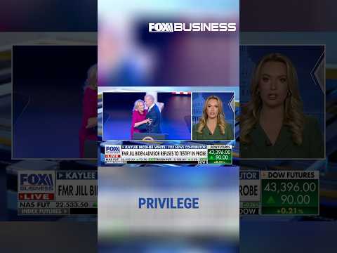 Former Jill Biden advisor refuses to testify in probe #shorts #biden #congress