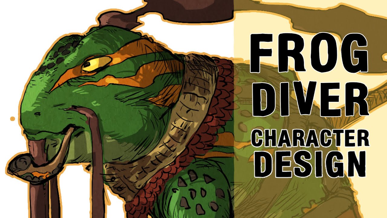 Character Design - Frog Diver