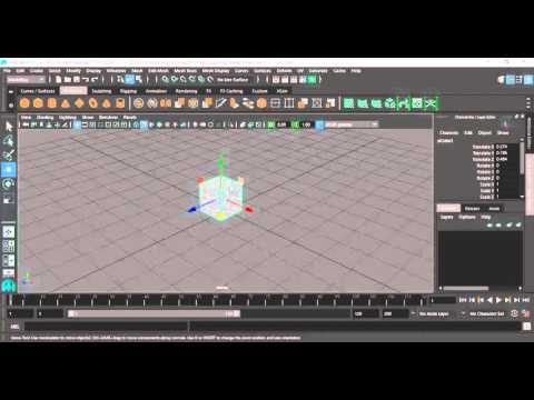 شرح 6 Maya move and scale التحريك والتكبير معتمد - منصة معارف