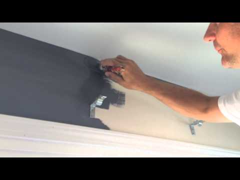 How to cut in or edge a wall when painting