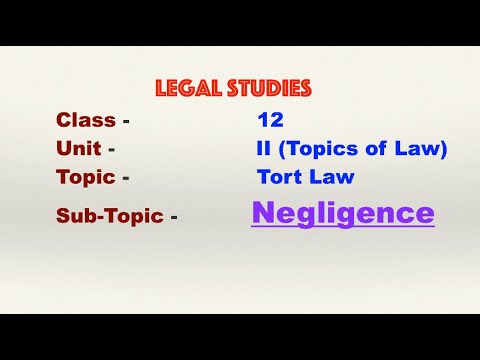 Meaning of Negligence