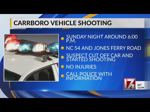 Carrboro police investigating 2 weekend shootings that left 1 injured