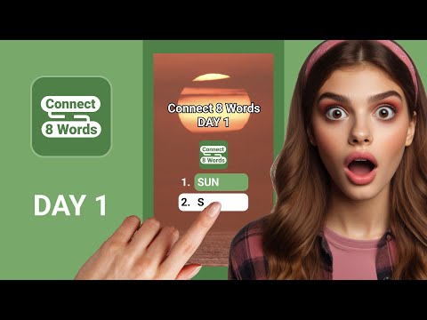 Can You Connect the Next Word? | Connect 8 Words - Day 1: "Sun" 🌞