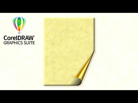 Folded page | Background | Corel draw tutorials | Shorts | 015