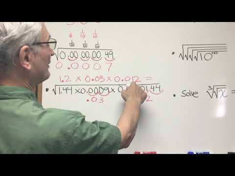 Square Root and Cube Root- ORGOMAN  – Math | DAT Destroyer