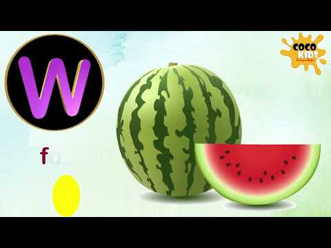 Words That Start with Letter W | Words Begin with W | Kids Learning Videos | Letter W words for kids