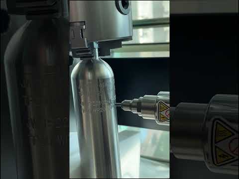 Dot Peen Magic: Swift Steel Pipe Marking in Action!