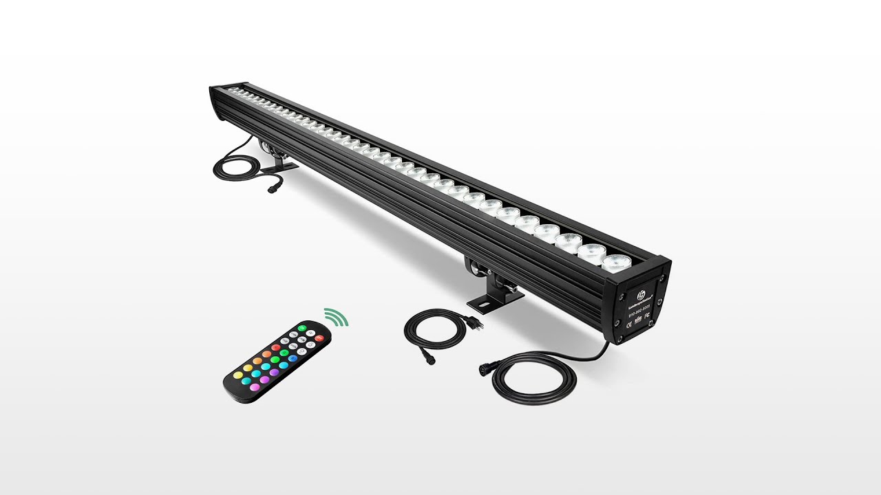 LandscapeStation 144W Linkable LED Wall Washer Bar