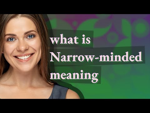 Narrow-minded | meaning of Narrow-minded