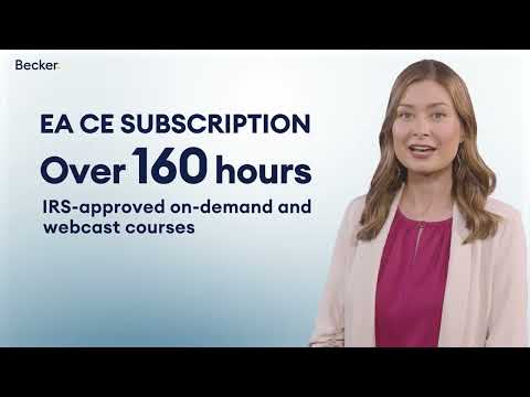 Enrolled Agent Continuing Education (CE) Subscription