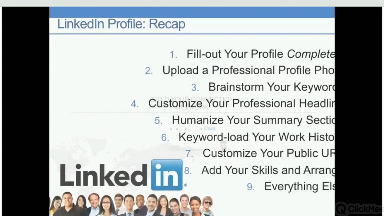 Master your LinkedIn Profile in 9 Steps!