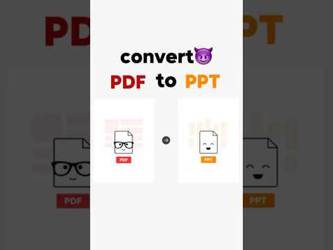 How to convert PDF to PPT? #free #pdf #powerpoint #pdfconverter #tutorial #website