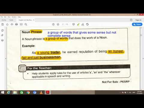 What is a noun phrase? Define a noun phrase. what is the function of a noun phrase?