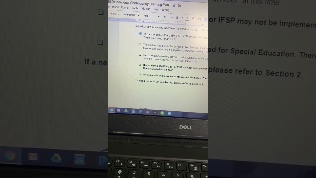 VBISD ICLP Columned Checkboxes Help Video