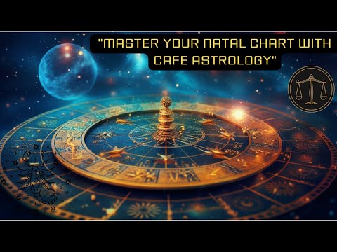 Master Your Natal Chart with Cafe Astrology: A Comprehensive Guide