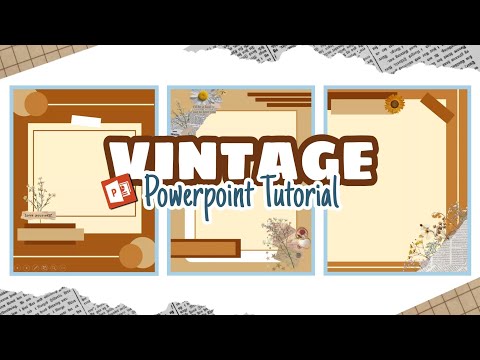 VINTAGE | PowerPoint Tutorial | PPT Template | Charlz Arts