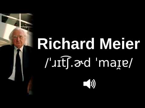 🇺🇸 How to pronounce Richard Meier (CORRECTLY!)