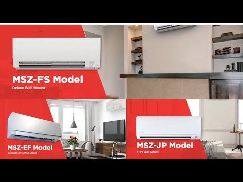 Mitsubishi Mini Split Lineup for Residential Projects - What is available and what we recommend