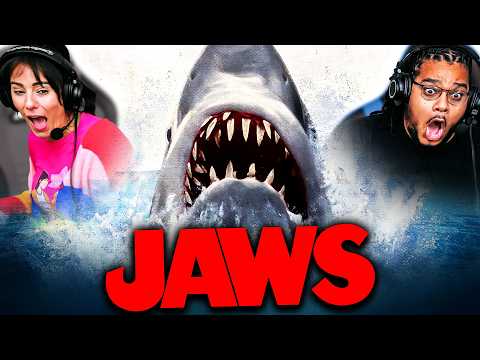 JAWS (1975) IS TERRIFYING!! MOVIE REACTION!! First Time watching!! Steven Spielberg