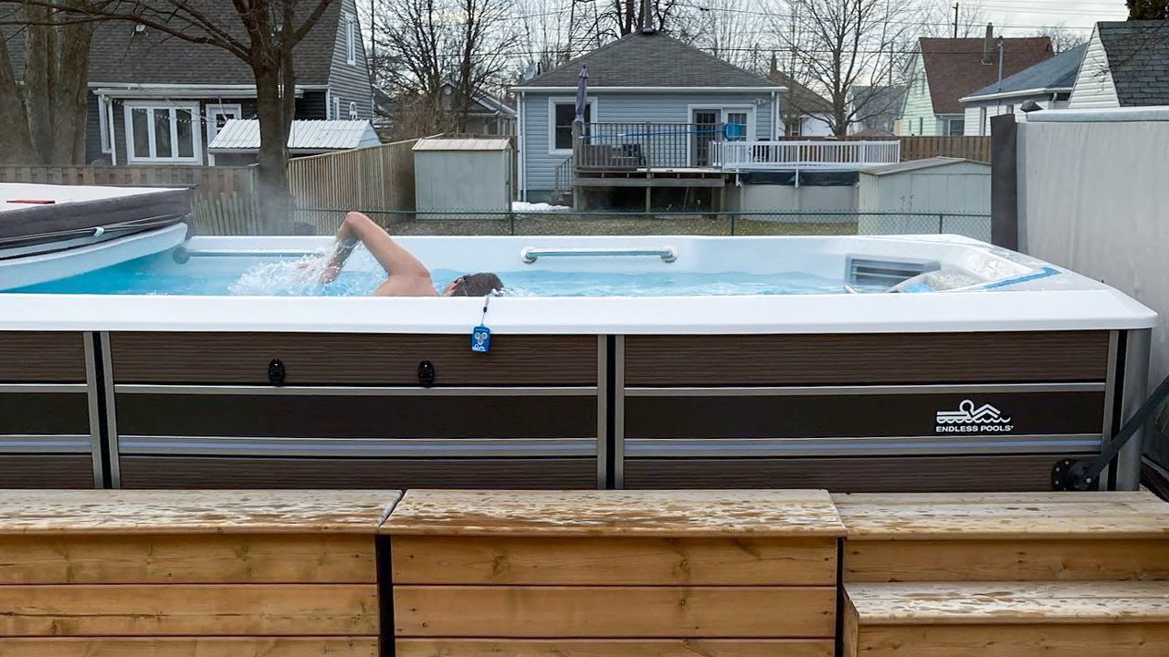 Endless Pools swim spa | Backyard Pool | Triathlete
