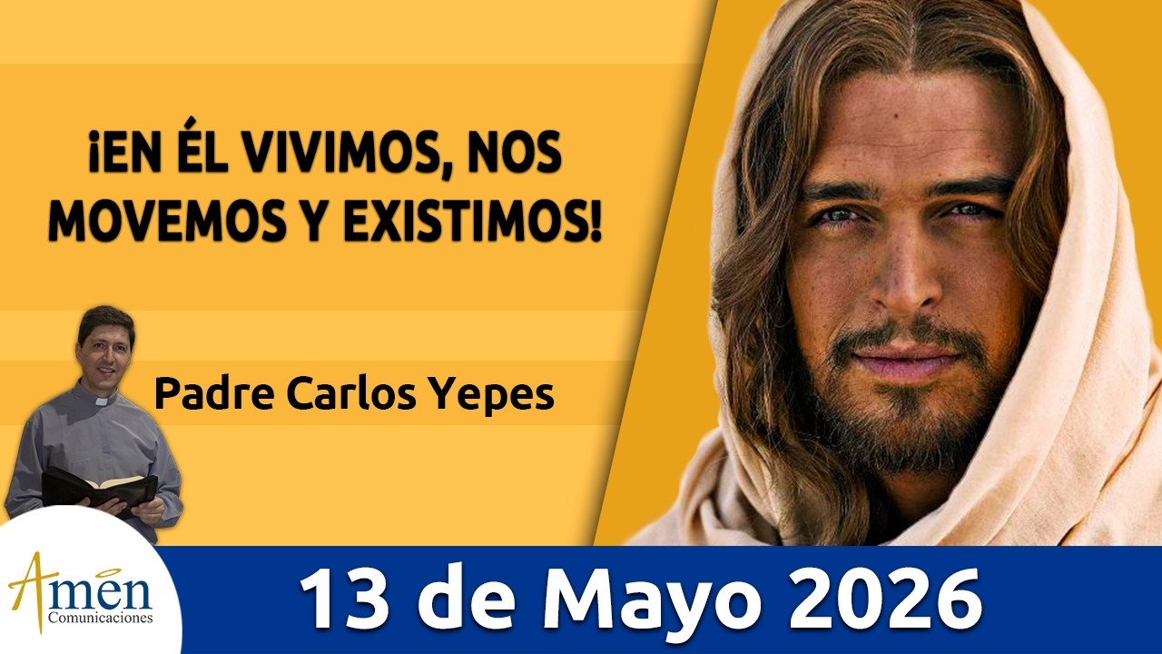 Evangelio De Hoy, Miercoles 13 Mayo 2026 #PadreCarlosYepes l Juan 16,12-15 #Evangelio