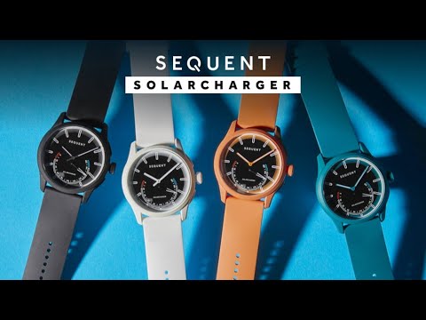 Now on Kickstarter: Sequent Solarcharger - Solar Charging Smartwatch