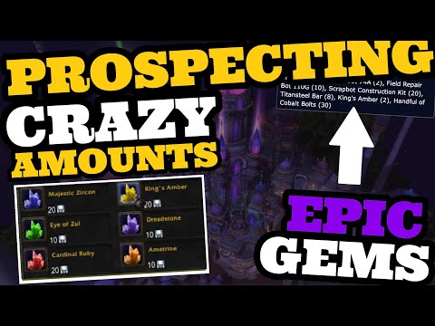 300 EPIC Gems from 5K Titanium ore - Everything you need to know about PROSPECTING in Phase 3!!!