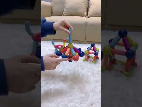 Brainy Kids Magnetic Stick – Smart Play for Smart Kids! 🧠✨ #FunLearning #toys #creativeideas #22