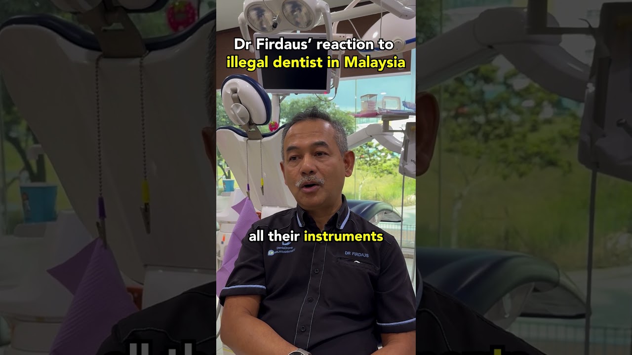 Illegal dentist in Malaysia?😷😱 #dentist #tips #dentaldoctor #smile #dentisttime
