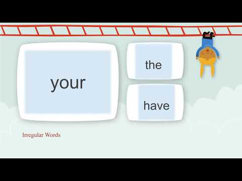 Irregular words/table writing