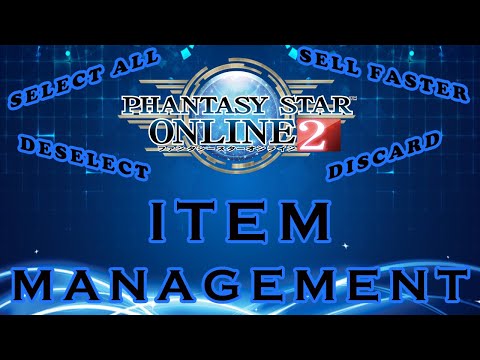 Steam Community :: Video :: PSO2 Item Management [Select Multiple Items ...