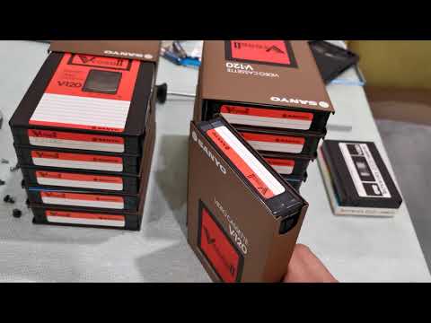 Rare 1976 Sanyo VTC 8200 Vcord II VCR - Update 4 - Comparison to VTC 8400 and V-120 tape comparison
