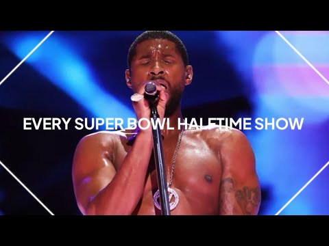 every super bowl halftime show (1990-2024)
