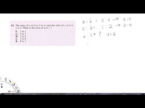 ACT SAT Math: Ratios