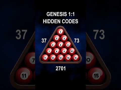 3773 Genesis 1:1 and the Hidden Codes in the Bible #gematria #shorts