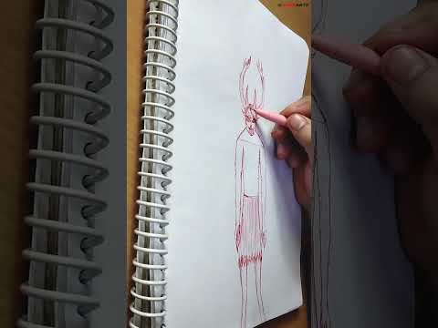 Creature From Darkness | Drawing wendigo | Creepverse #shorts #vankarts