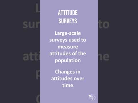 Know Your Key Terms: Attitude Surveys | 60 Second Sociology