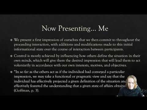 Erving Goffman's Dramaturgical Approach to Social Interactions